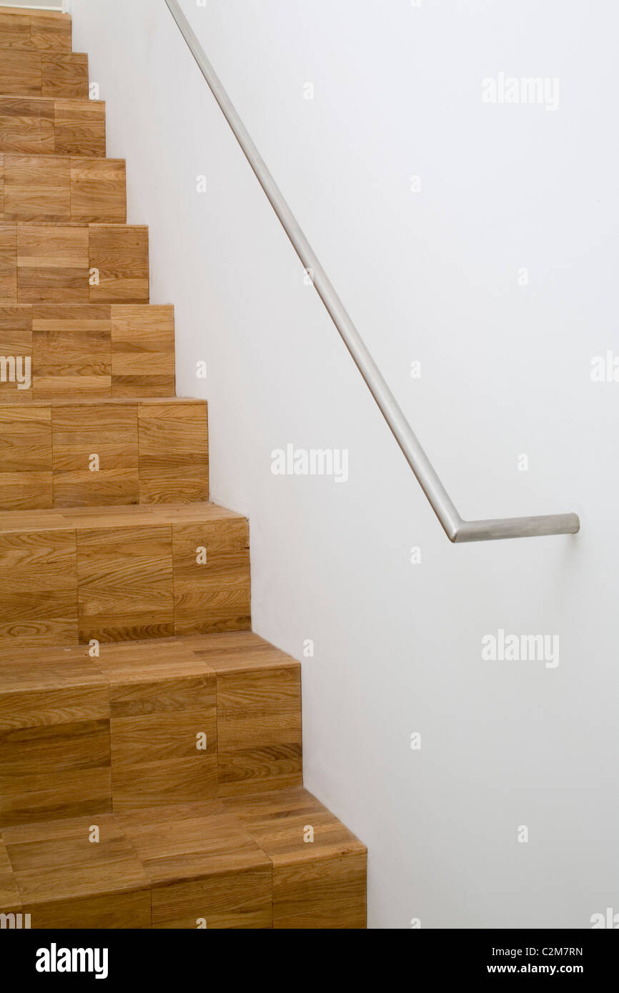 Cedarways extension, staircase detail Stock Photo - Alamy