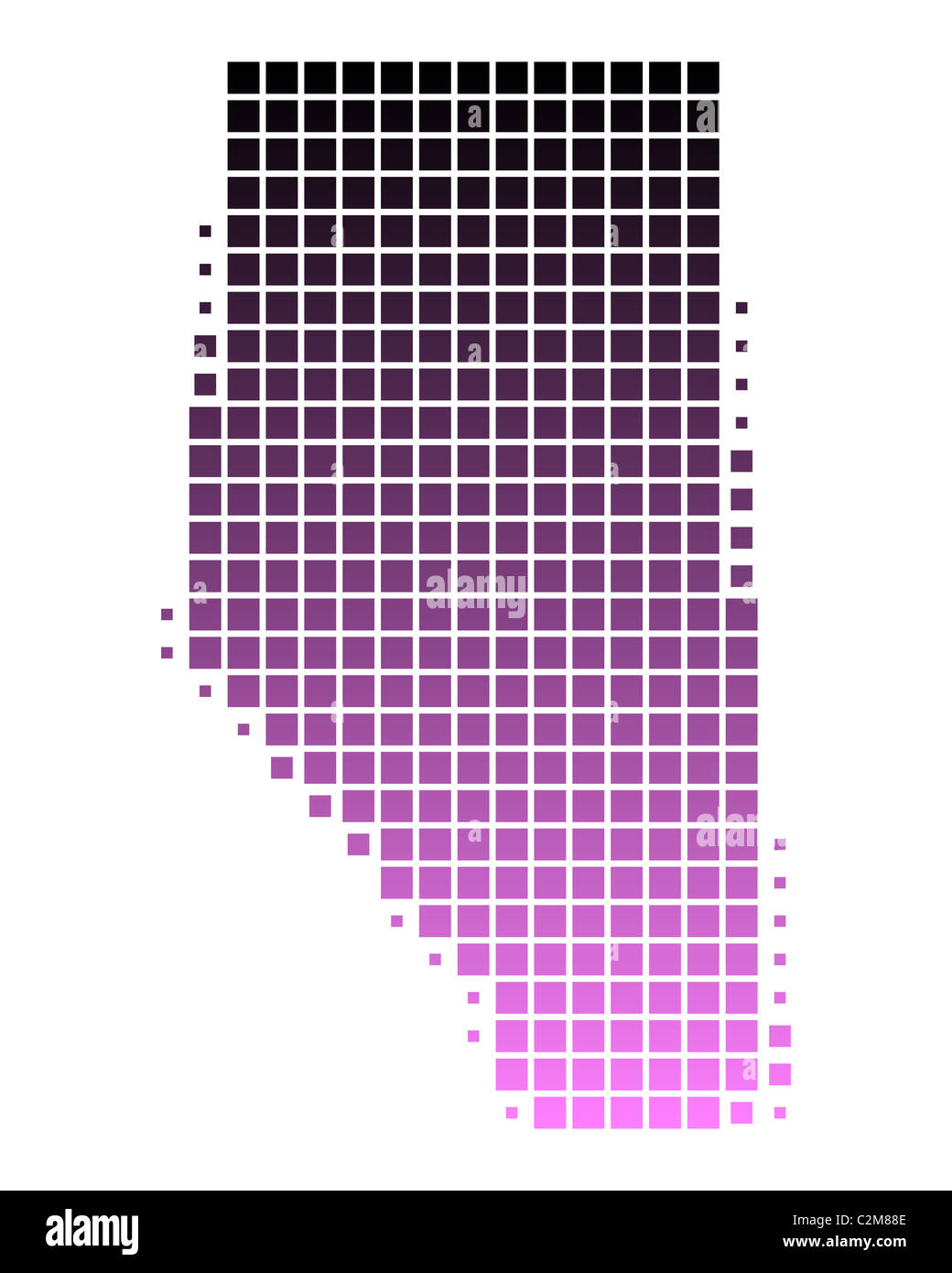 Map of Alberta Stock Photo - Alamy
