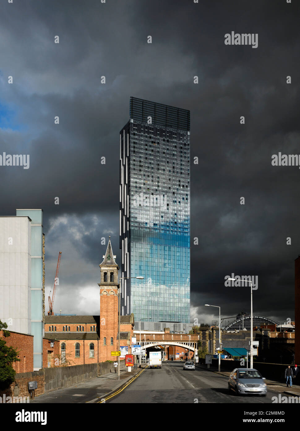 Hilton Hotel Tower, 303 Deansgate, Manchester Stock Photo - Alamy