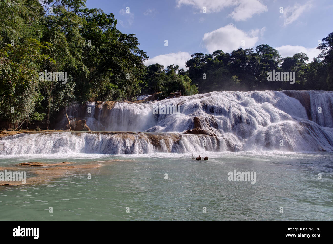 Agua azul waterfalls in Chiapas, Mexico Stock Photo - Alamy