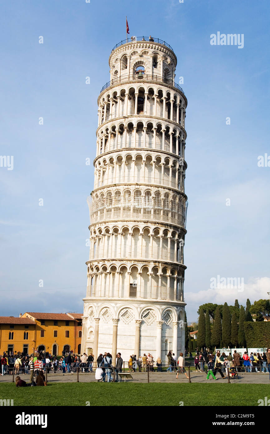 The Leaning Tower of Pisa, Piazza dei Miracoli, Pisa, Italy. 1173 Stock ...