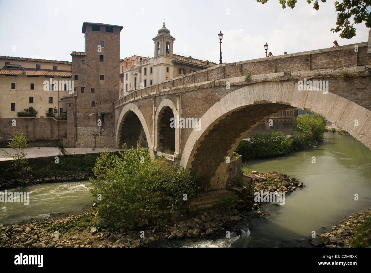 Ponte Fabricio, Rome, Italy 62 BC Stock Photo - Alamy