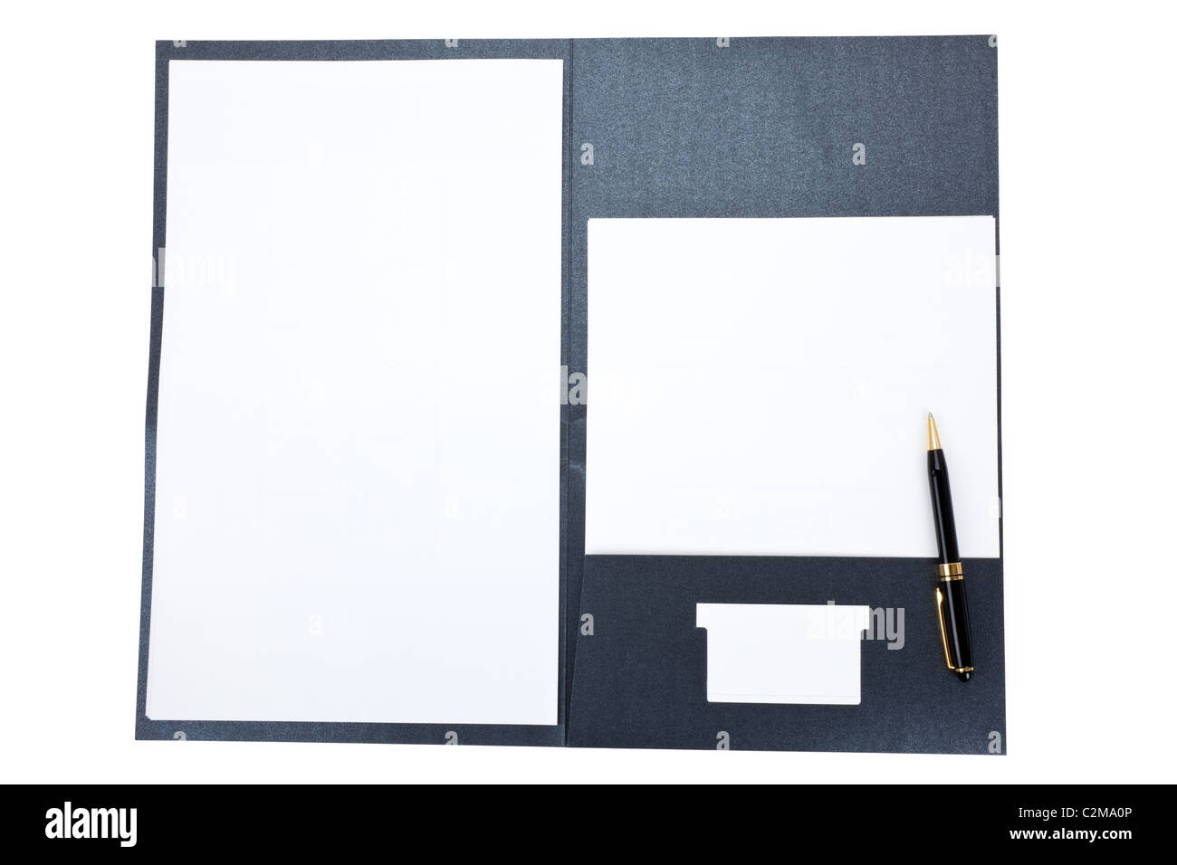 Presentation Folders with white background Stock Photo - Alamy