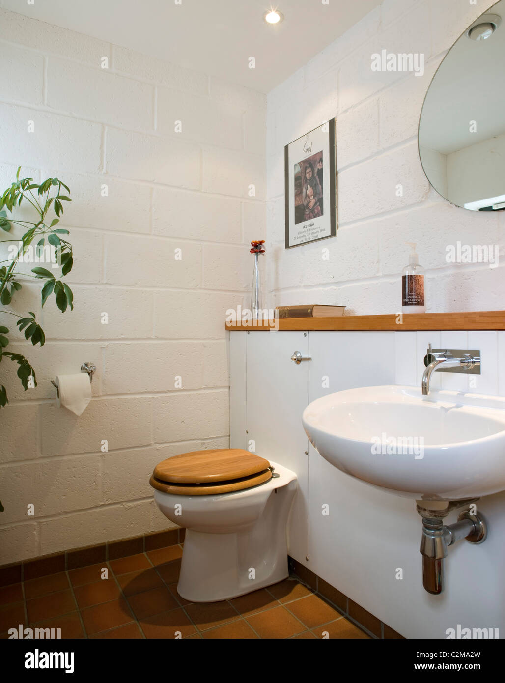 Office toilets hi-res stock photography and images - Alamy