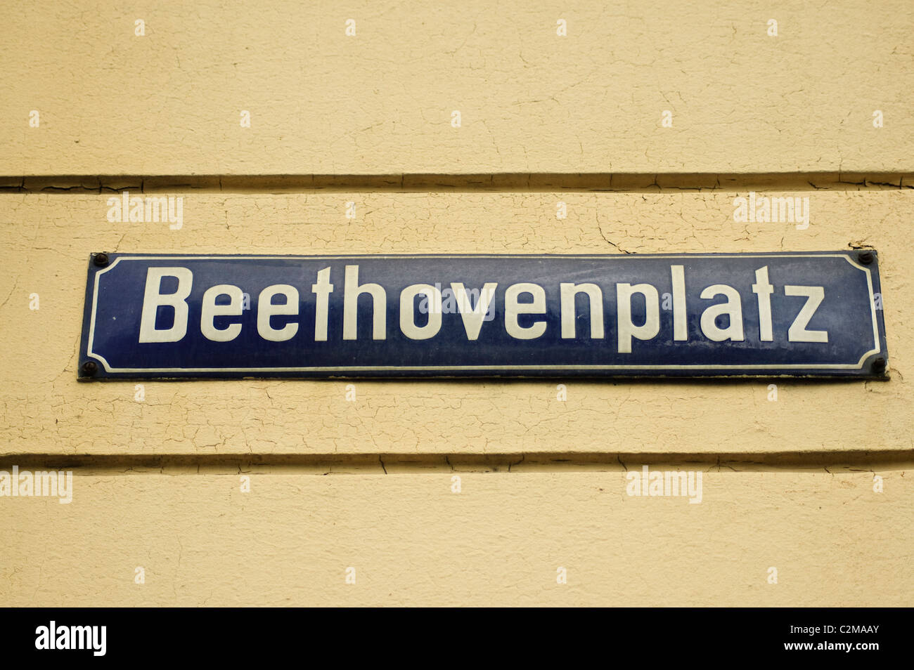 A street sign for Beethovenplatz in Bonn, Germany Stock Photo - Alamy