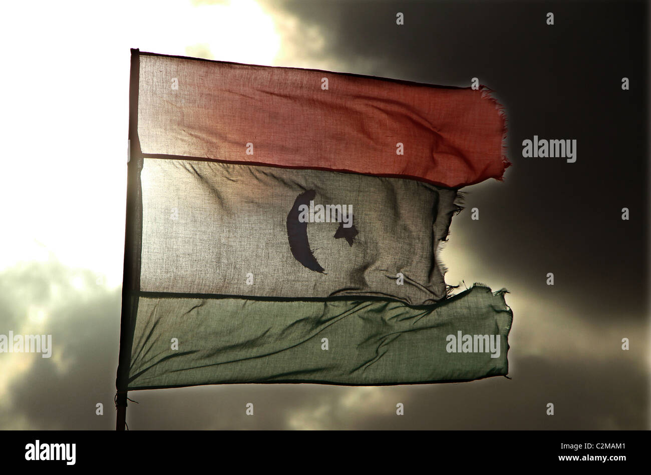 Rebel libyan flag hi-res stock photography and images - Alamy