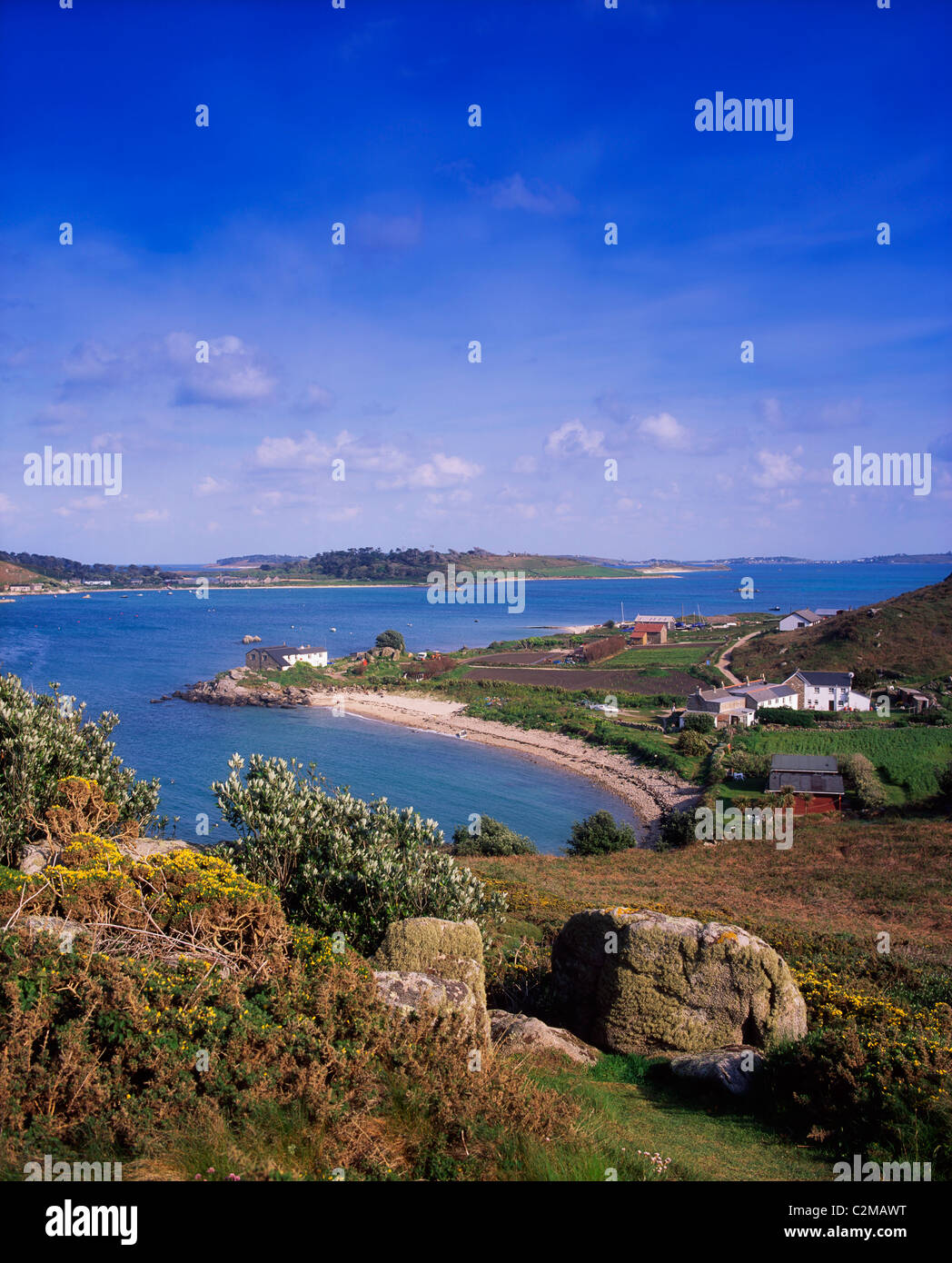 Bryher, Isles Of Scilly, Great Britain; Tresco In The Background From ...