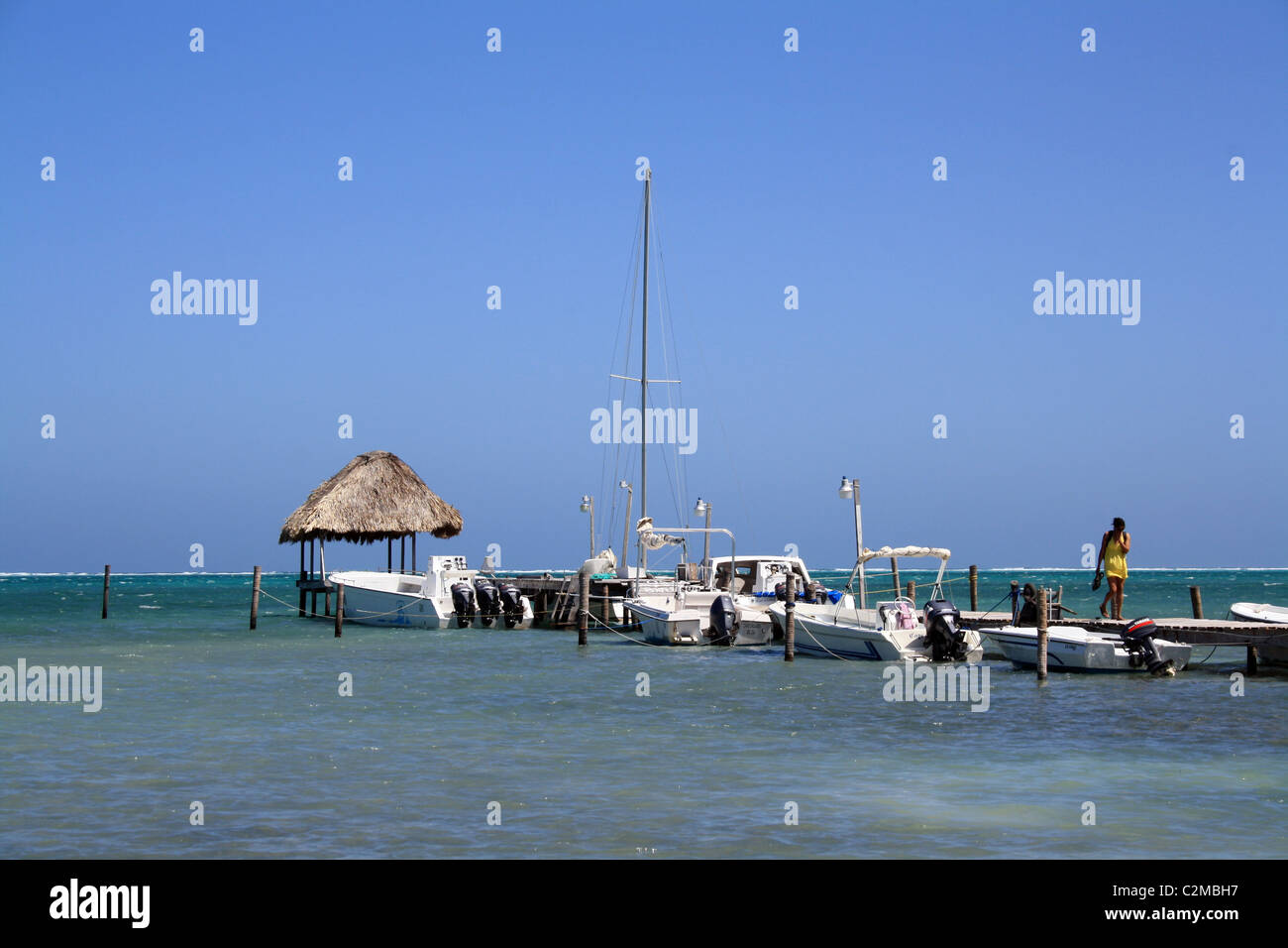 Belize cays hi-res stock photography and images - Alamy