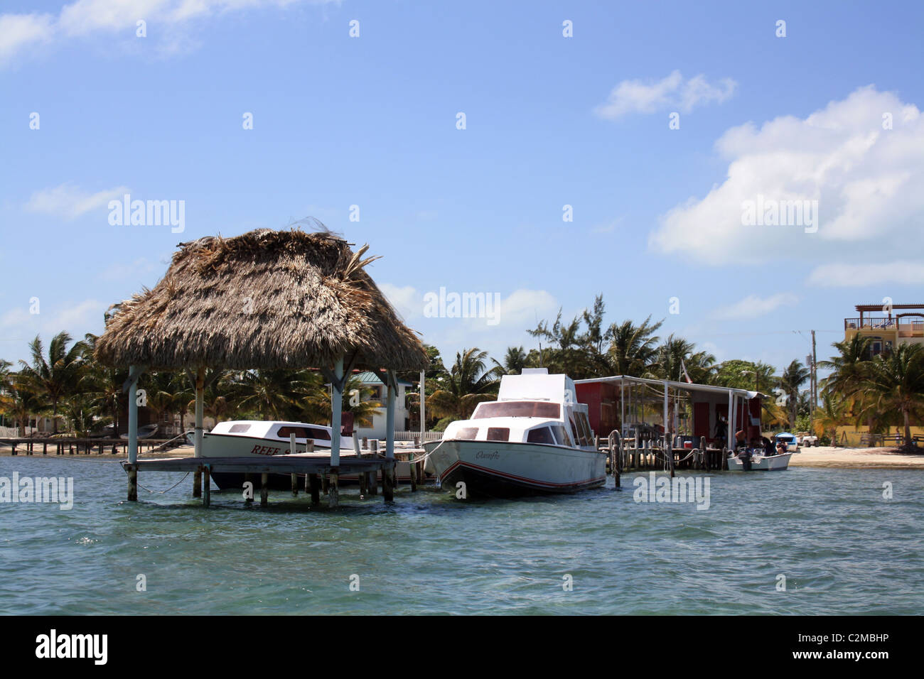 CAYE CAULKER NORTHERN CAYS BELIZE 24 February 2011 Stock Photo - Alamy