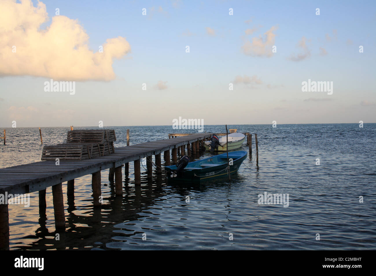 CAYE CAULKER NORTHERN CAYS BELIZE 24 February 2011 Stock Photo - Alamy