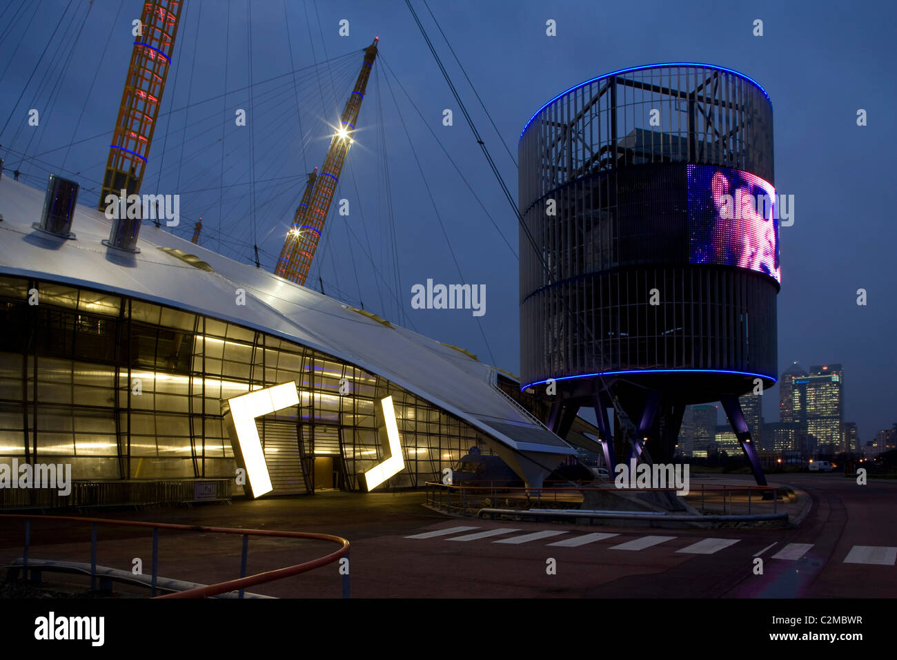 Matter, The O2, Peninsula Square, London. entrance Stock Photo - Alamy