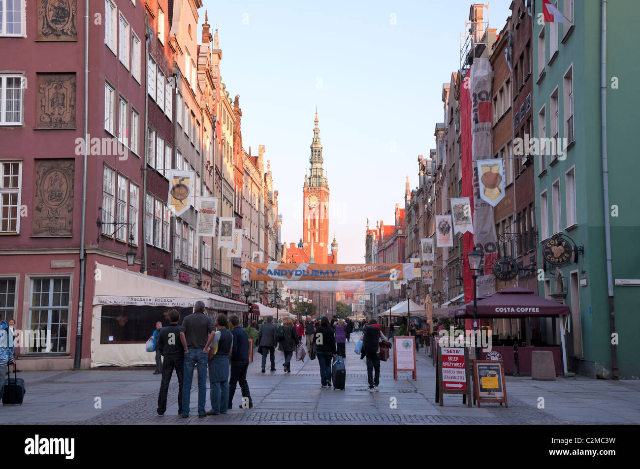 Gdansk Main Street Stock Photo - Alamy
