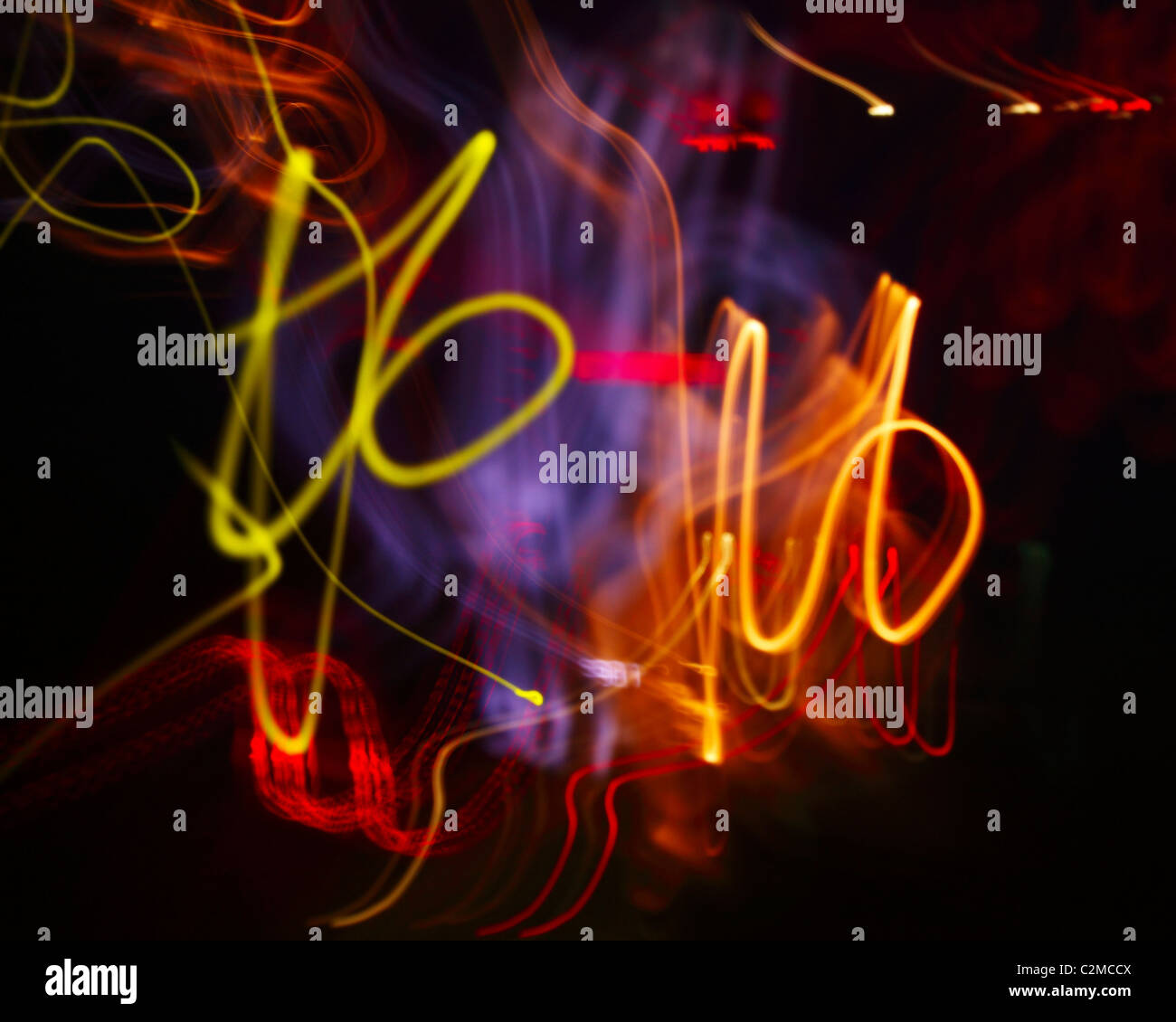 Glowing lines in darkness hi-res stock photography and images - Alamy