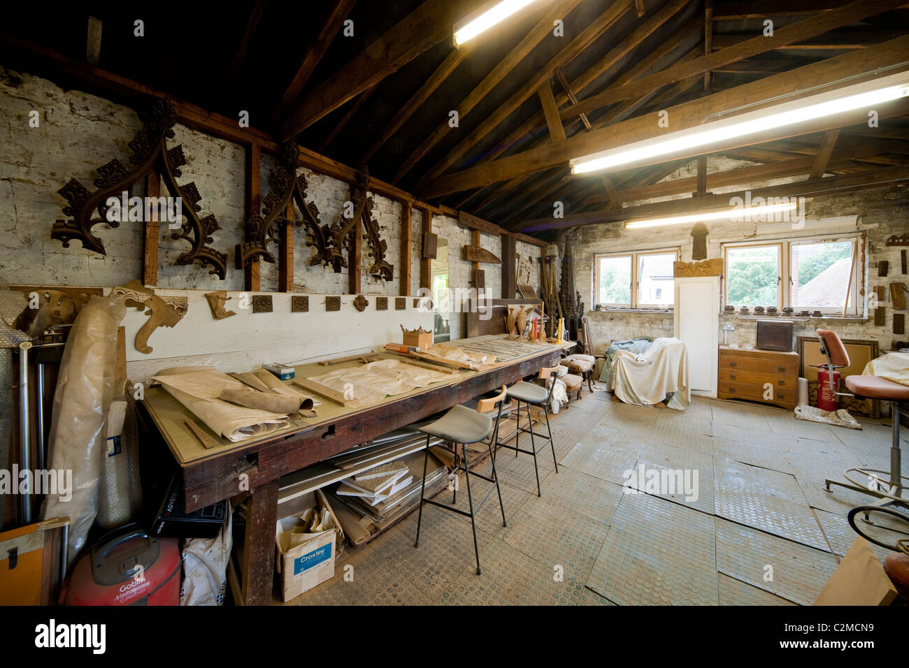 Woodworking and joinery factory, Occupied by J R Spalding Stock Photo ...