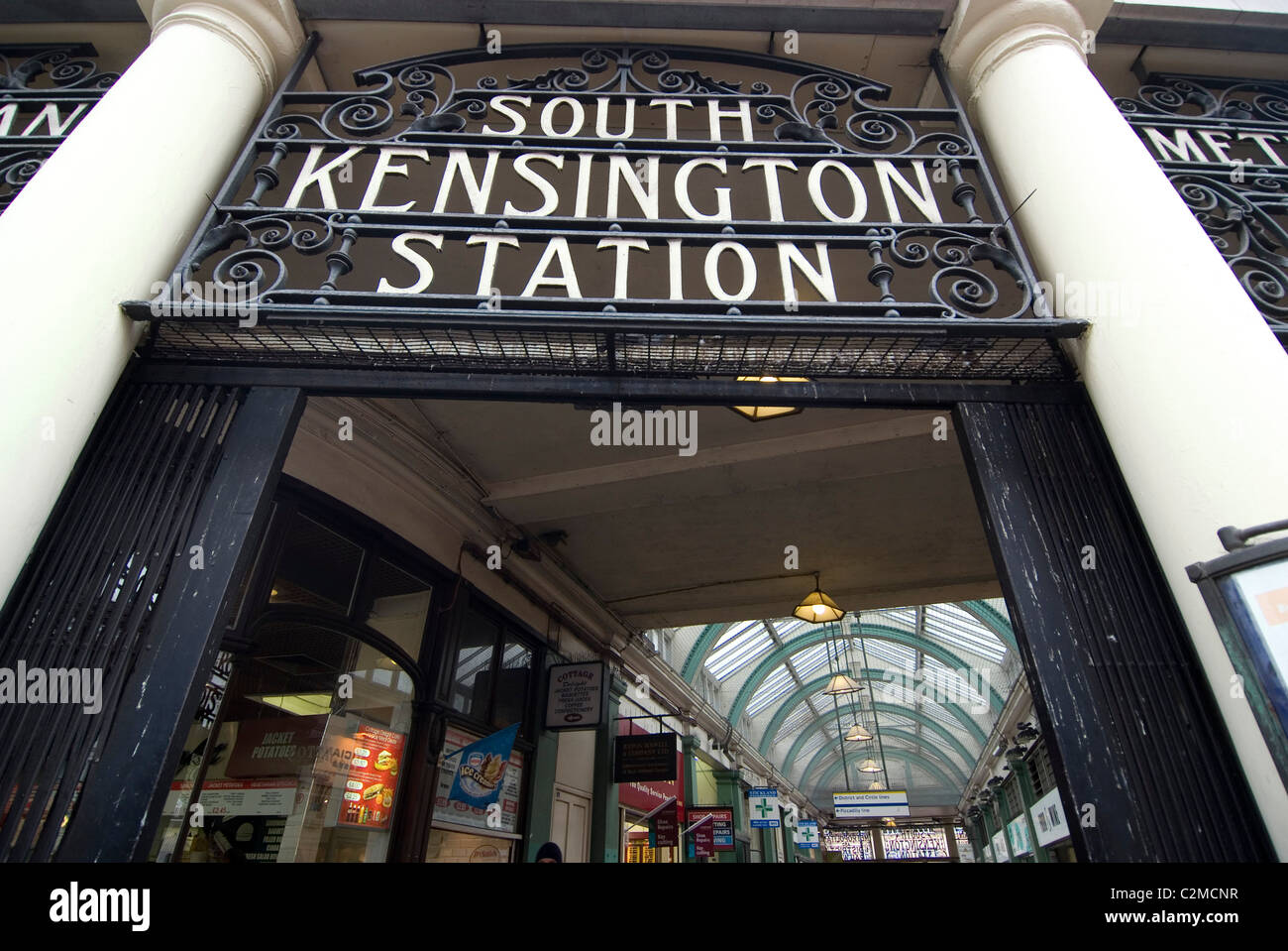 South kensington tube station subway hi-res stock photography and ...