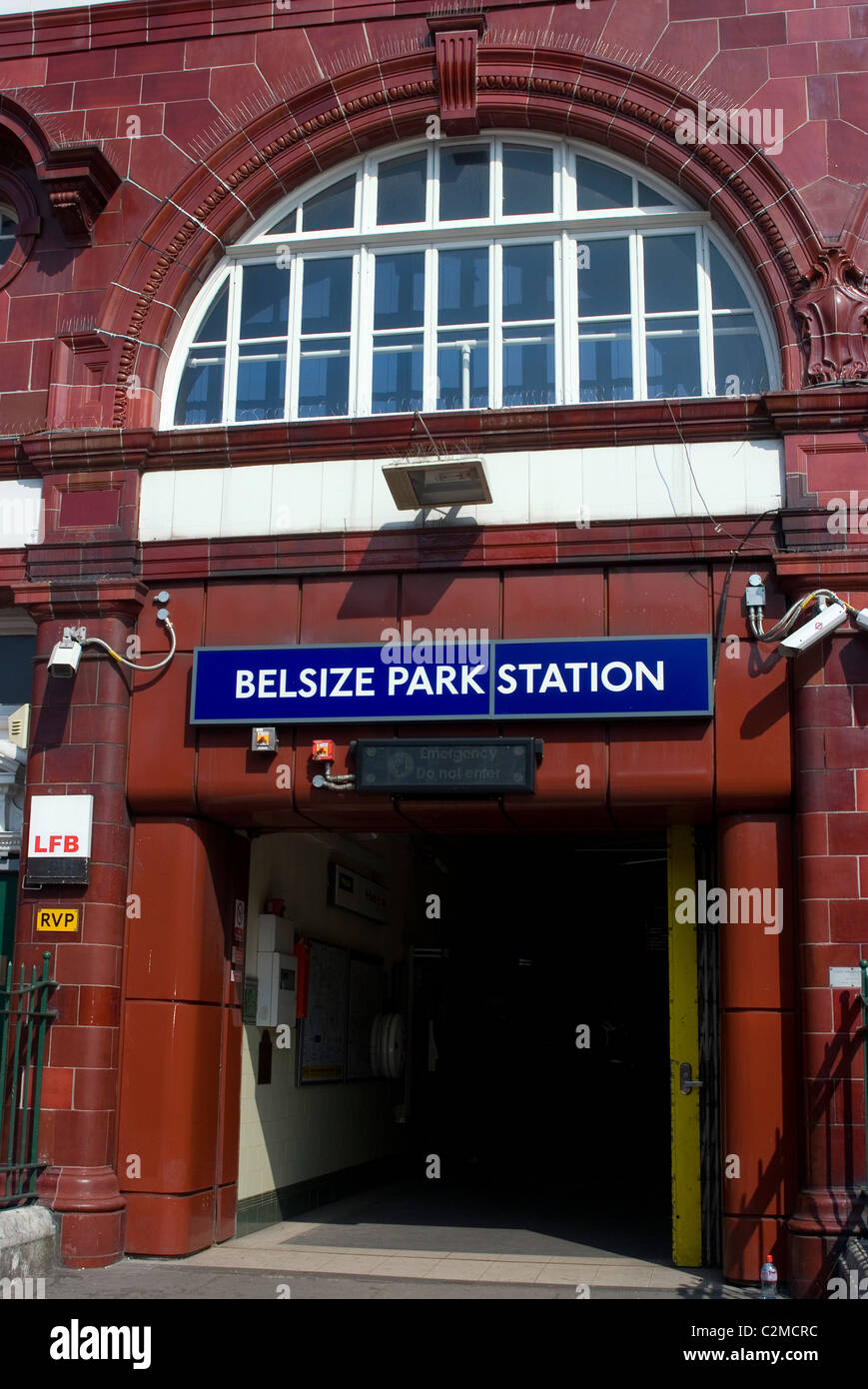 Entrance to Belsize Park underground station, London Stock Photo - Alamy
