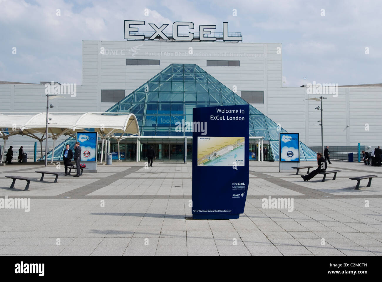 Entrance to ExCel Exhibition Centre, London Stock Photo - Alamy
