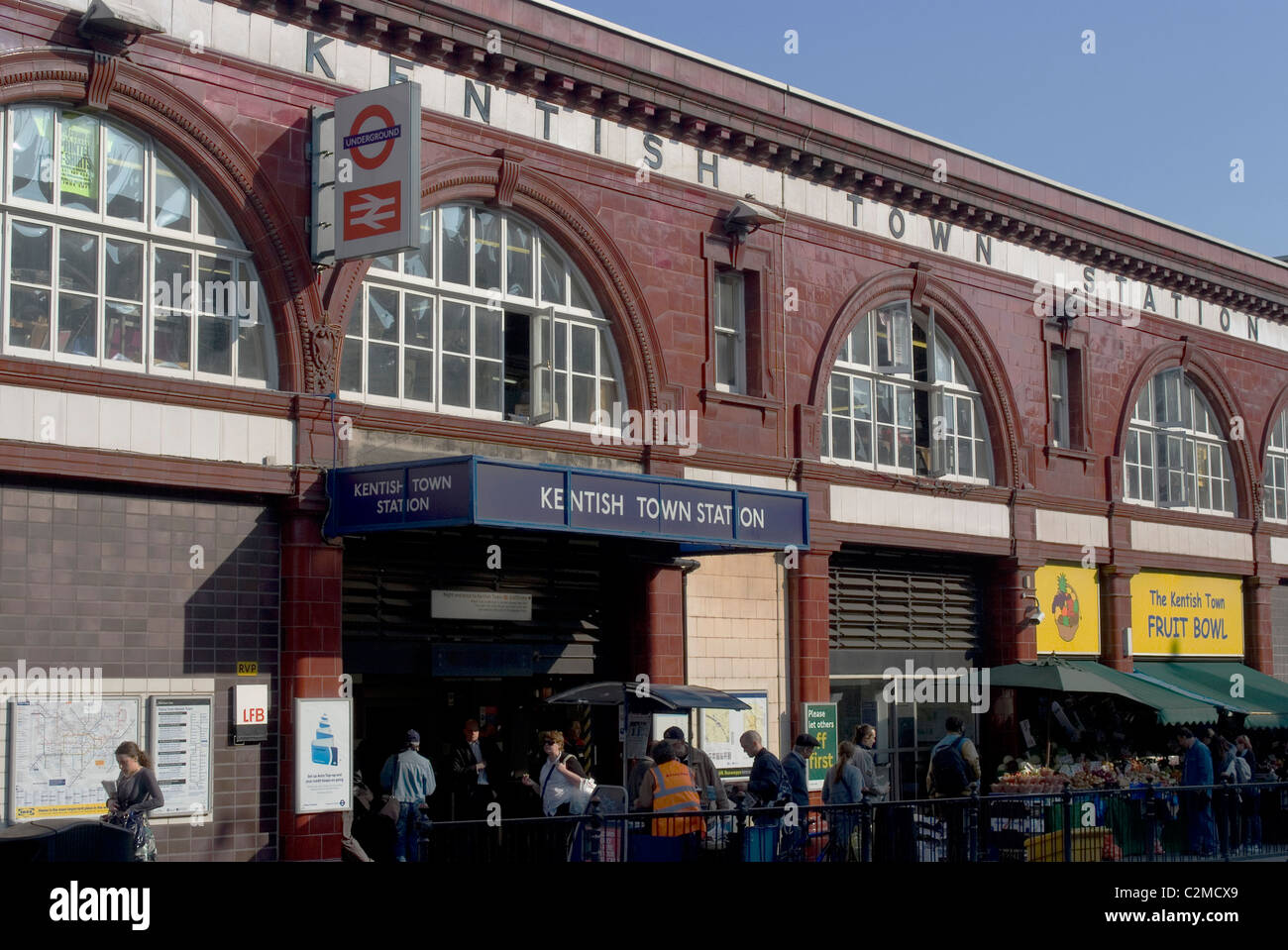 Kentish Town underground station, Kentish Town, London Stock Photo - Alamy