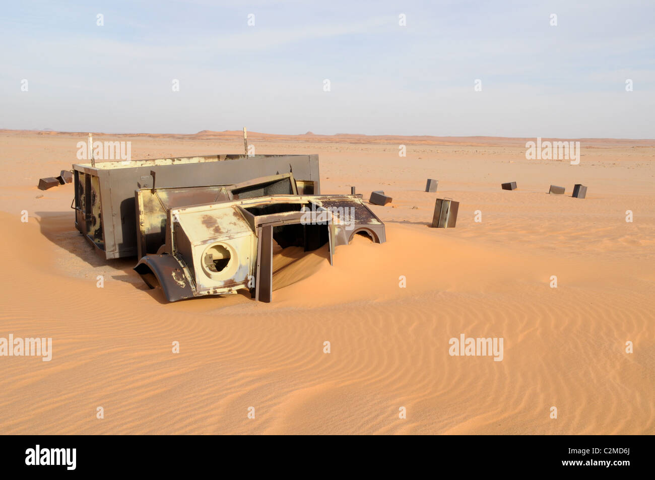 An old military vehicle of the Long Range Desert Group, an elite World ...