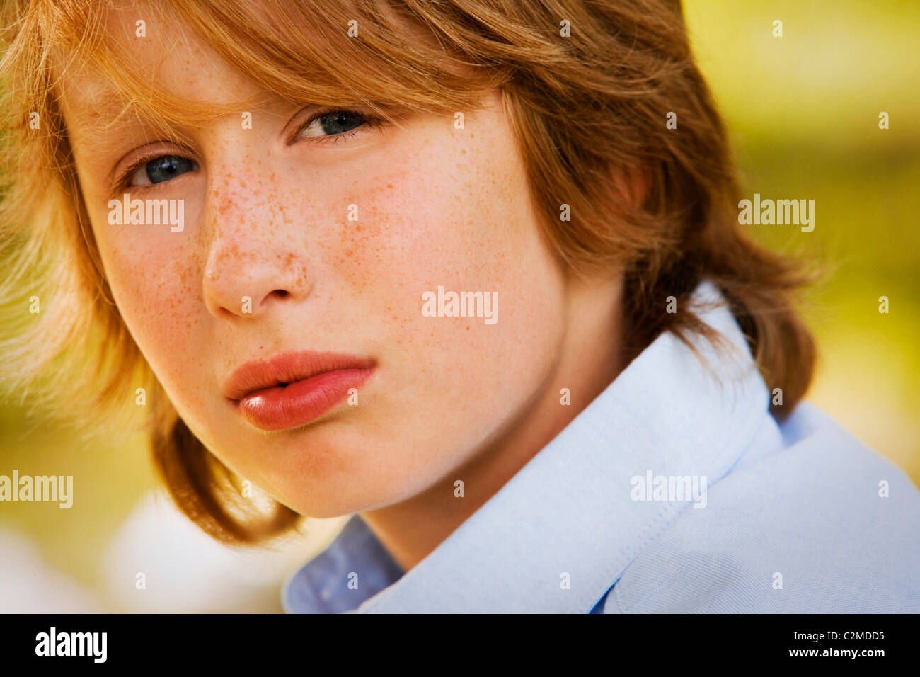 Portrait Of A Boy Stock Photo - Alamy