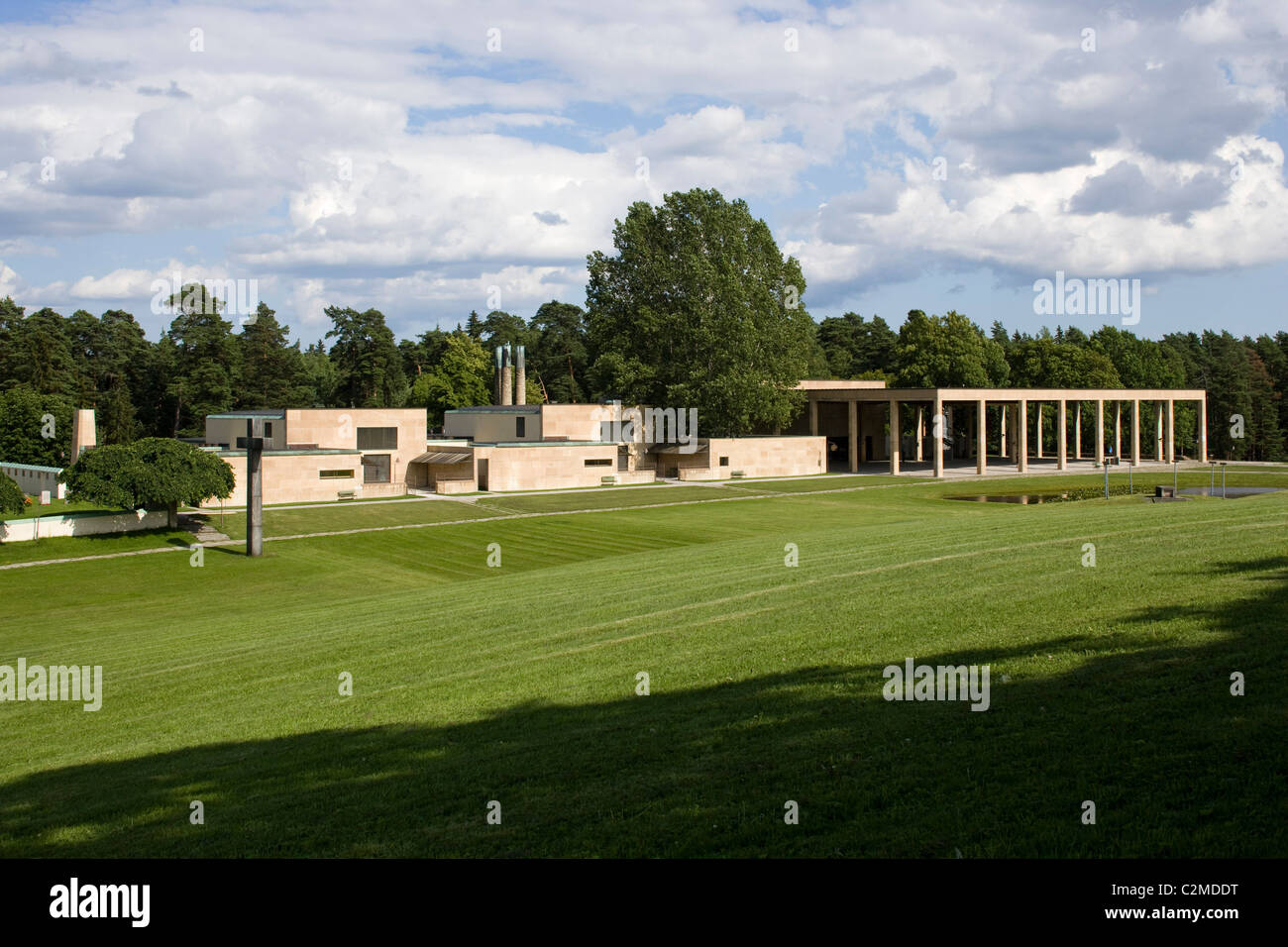 The Woodland Crematorium and its three chapels, Faith, Hope and the ...