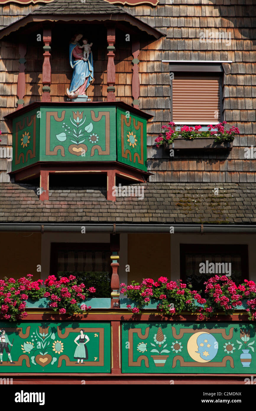 Traditional timber house, Munich Stock Photo - Alamy