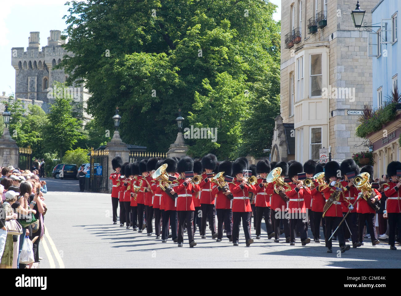 Changing of the guard for windsor castle hi-res stock photography and ...