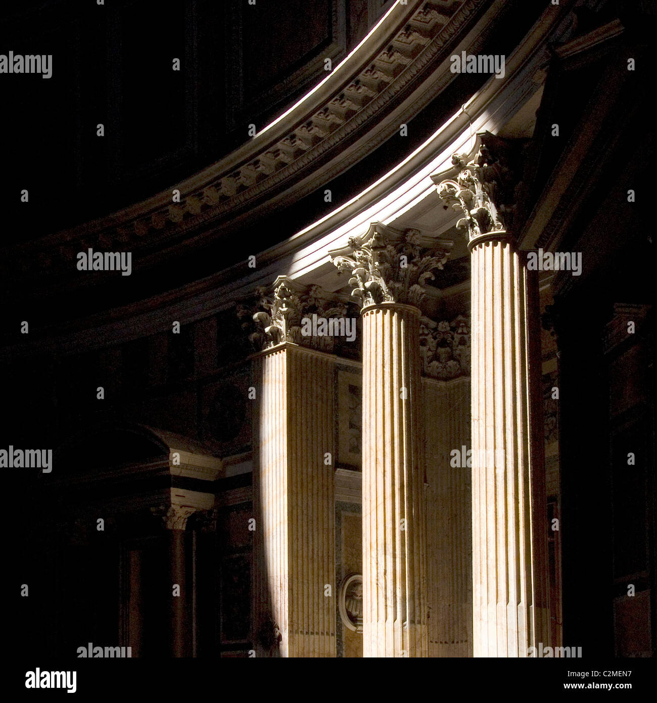 Pantheon, Romae. Detail Stock Photo - Alamy