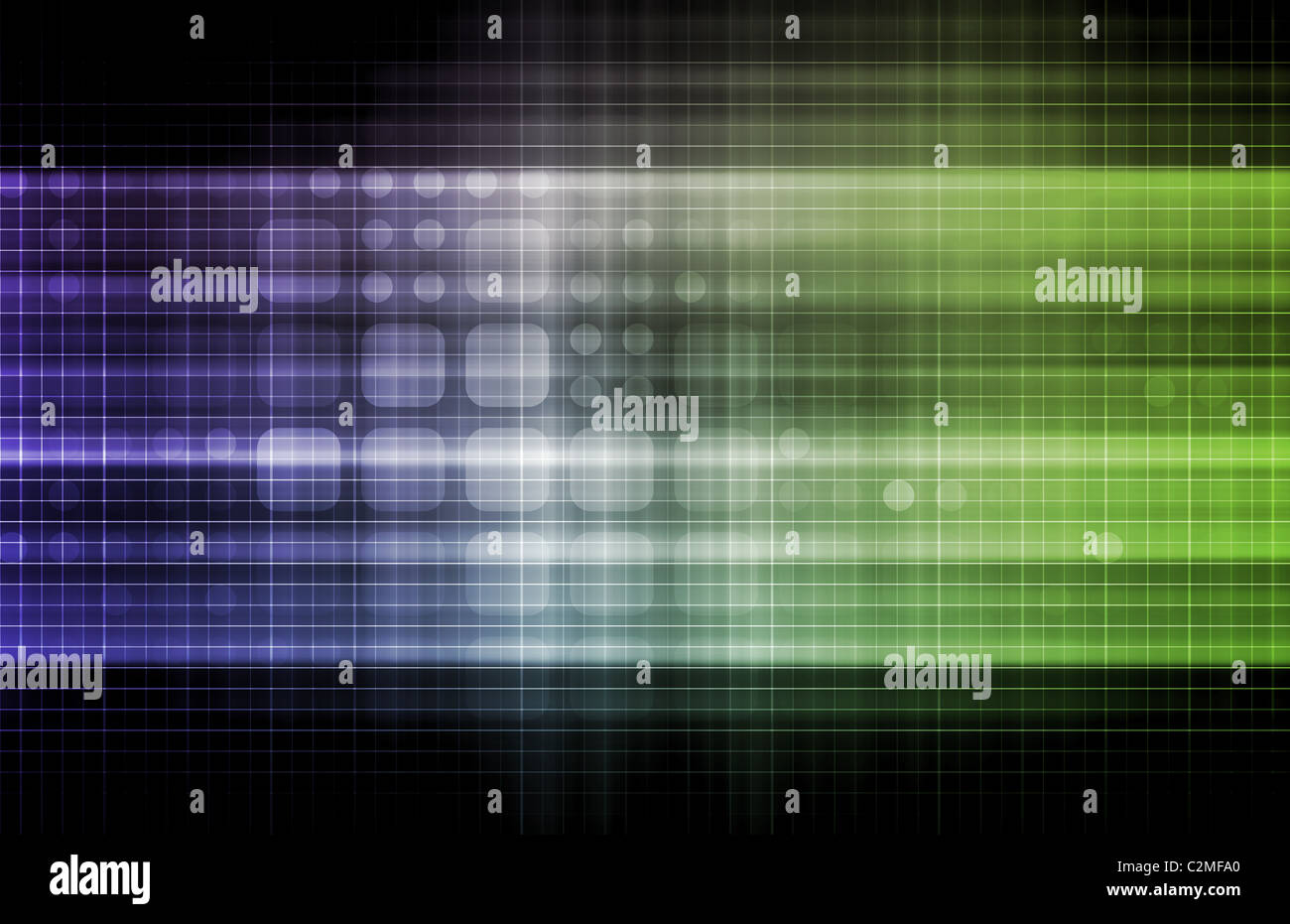 Technology Network with a Data Grid System Stock Photo - Alamy