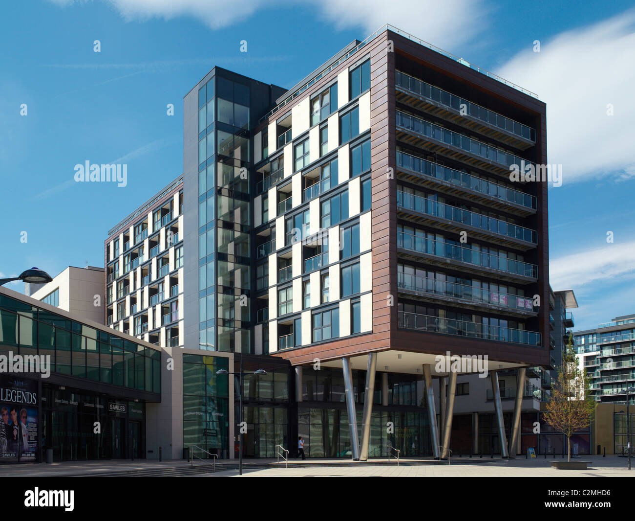 Clarence Dock, Leeds. Mixed use development of residential, retail and ...