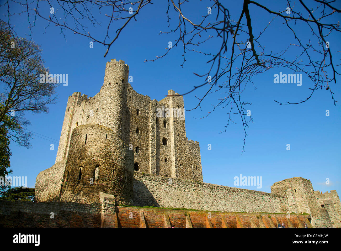 Rochester Castle one of the best preserved Norman Keep's in the UK ...