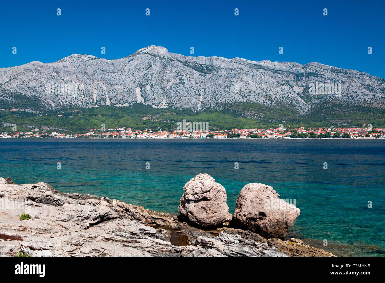 Stupa island near Korkula in Croatia Stock Photo - Alamy
