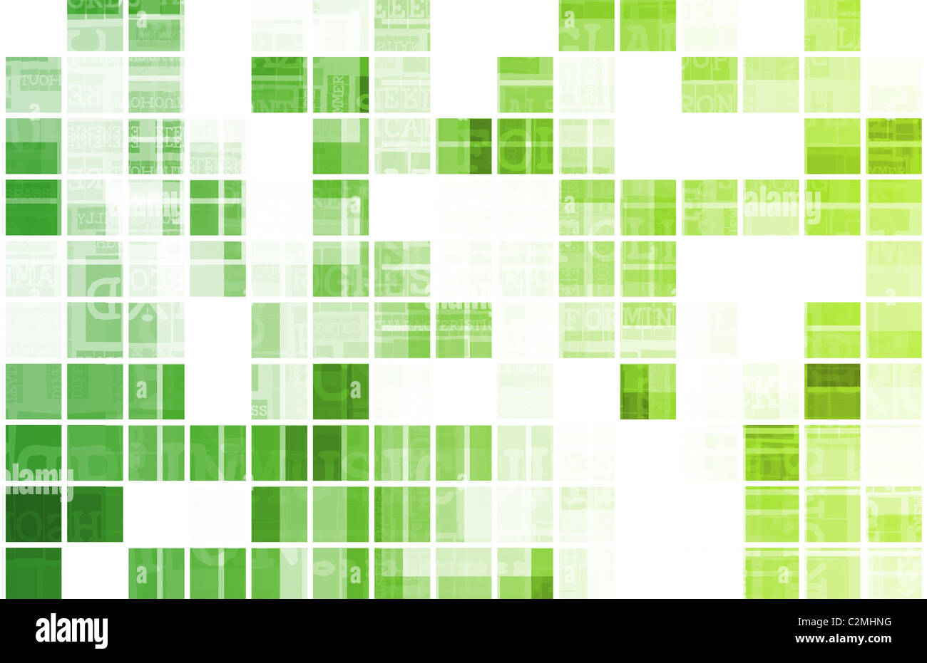 Green Background Modern Data as a Art Stock Photo - Alamy