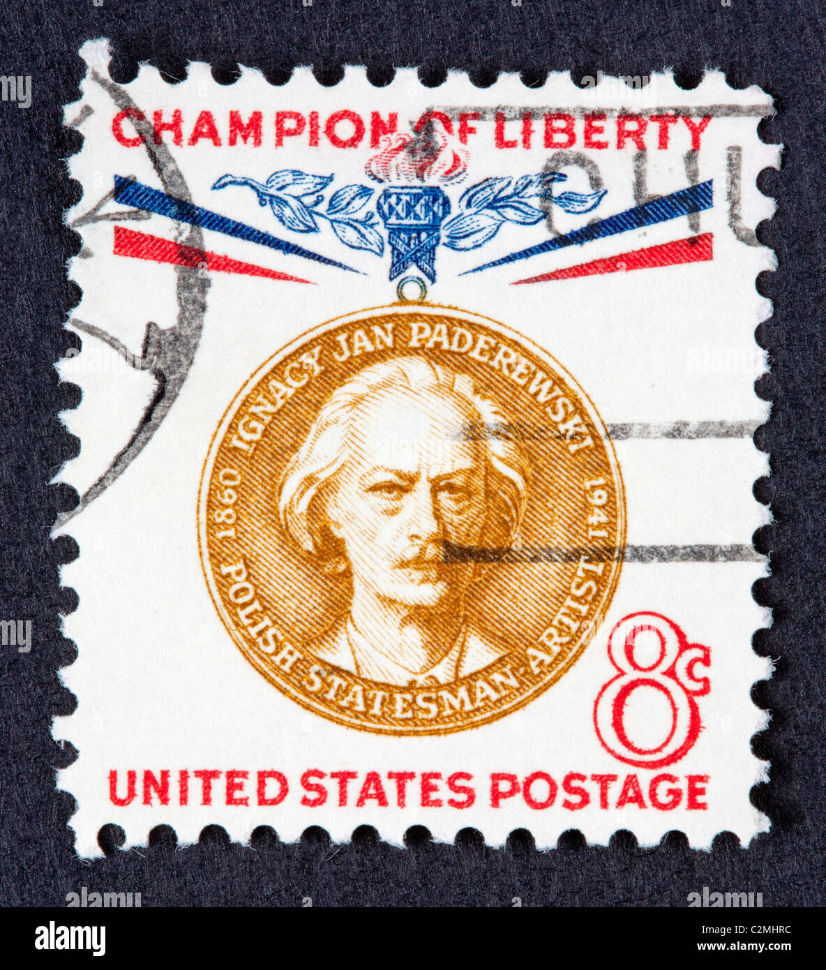American postage stamp Stock Photo - Alamy