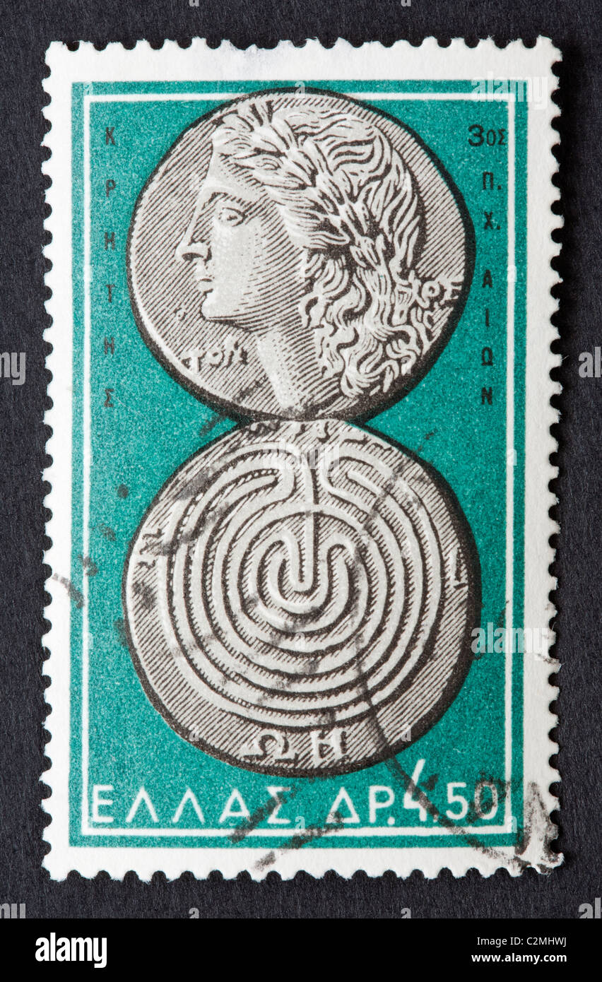 Greek postage stamps hi-res stock photography and images - Alamy