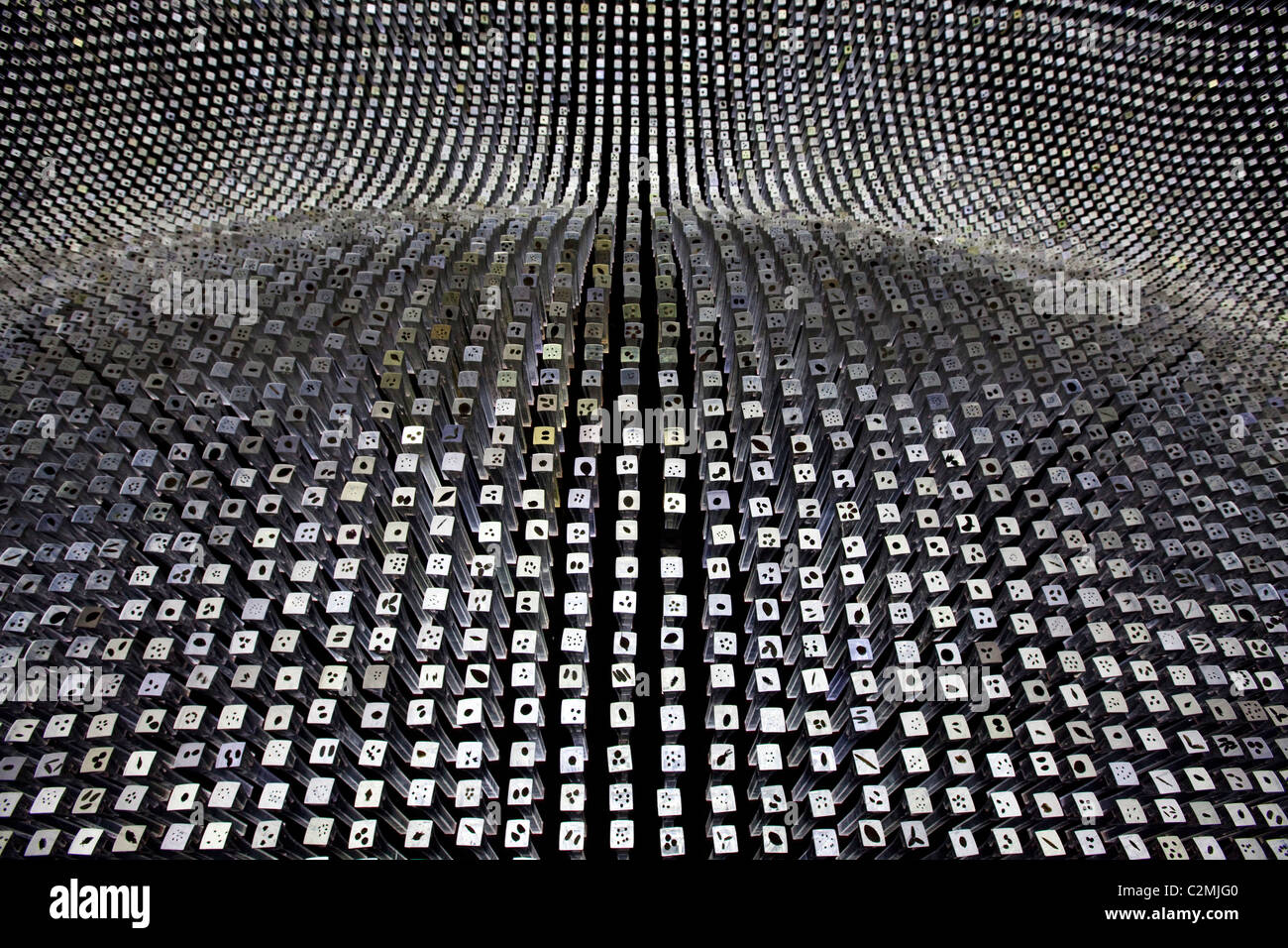 Inside of the UK pavilion at the Shanghai World Expo 2010 ...