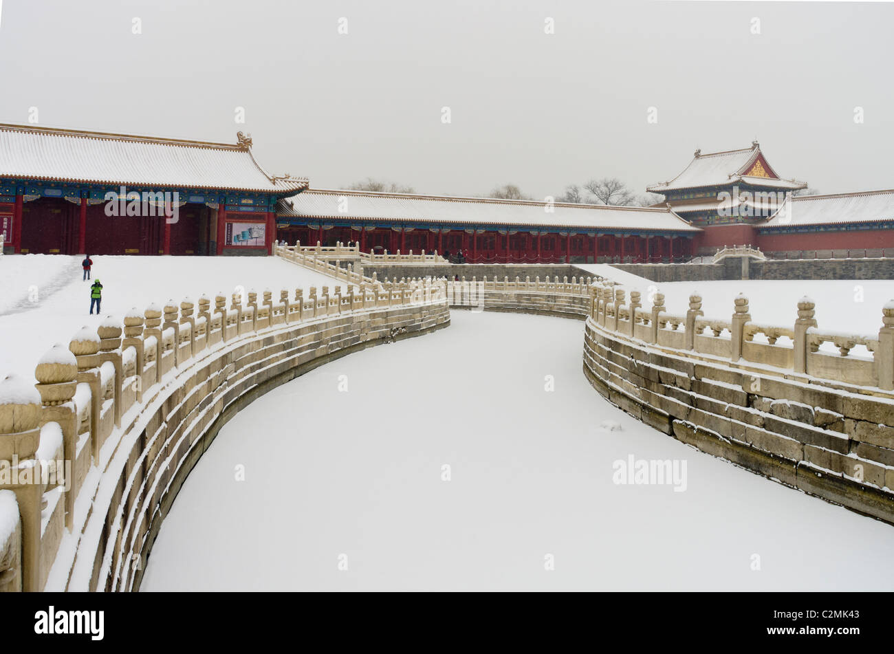 Inner Golden Water Bridge. The Forbidden City. Beijing. China Stock ...