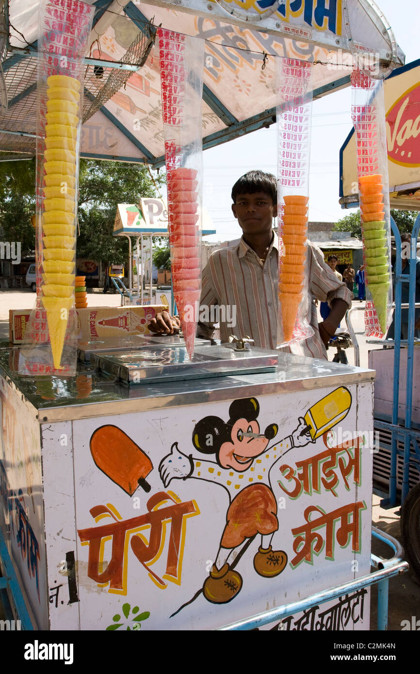 Ice cream stall in Mandore, the old capital of the Rathore kings of ...