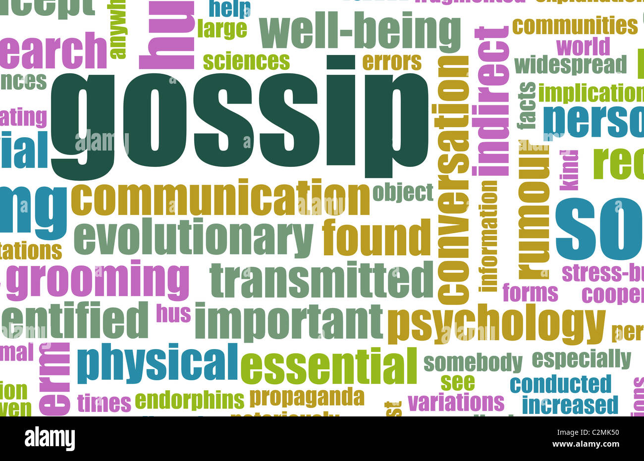 Gossip and Rumors as a Concept Background Stock Photo - Alamy