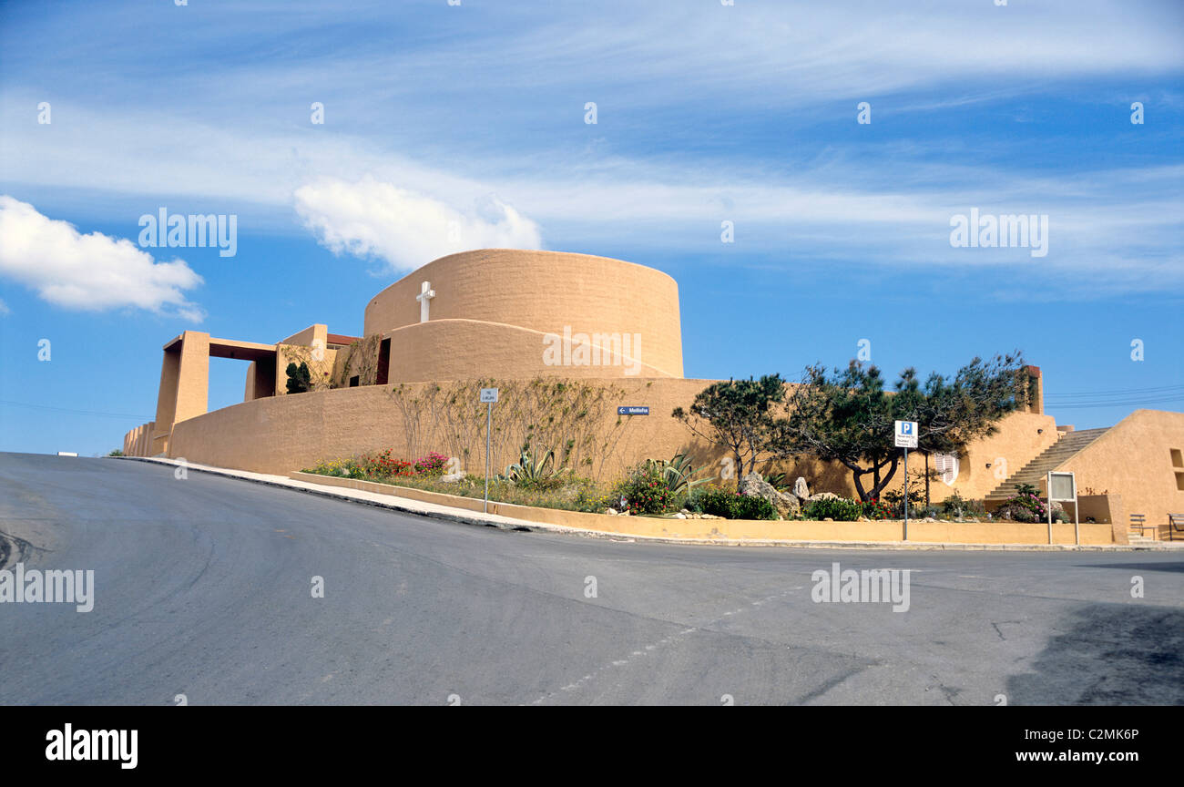 Manikata, church designed by Maltese architect Richard England Stock ...