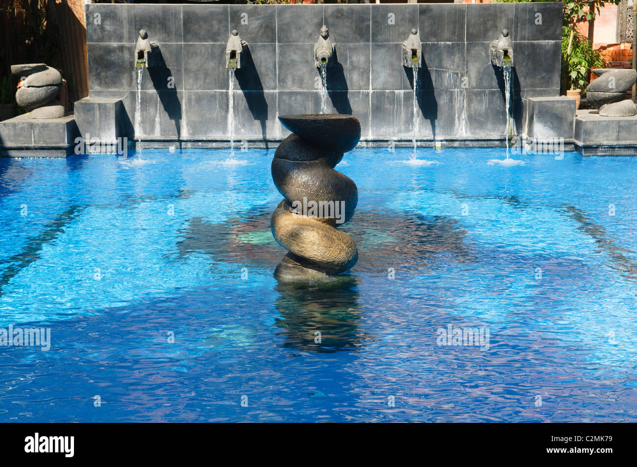 swimming pool at Dwarikas Resort in Kathmandu, Nepal Stock Photo - Alamy