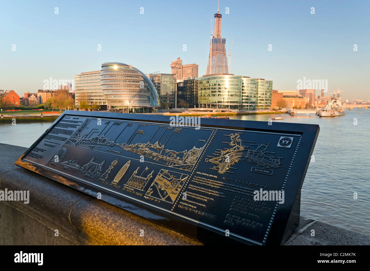 London City Hall and Shard panorama Stock Photo - Alamy