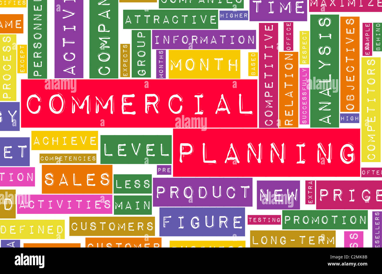 Commercial Planning in a Business Company Concept Stock Photo - Alamy