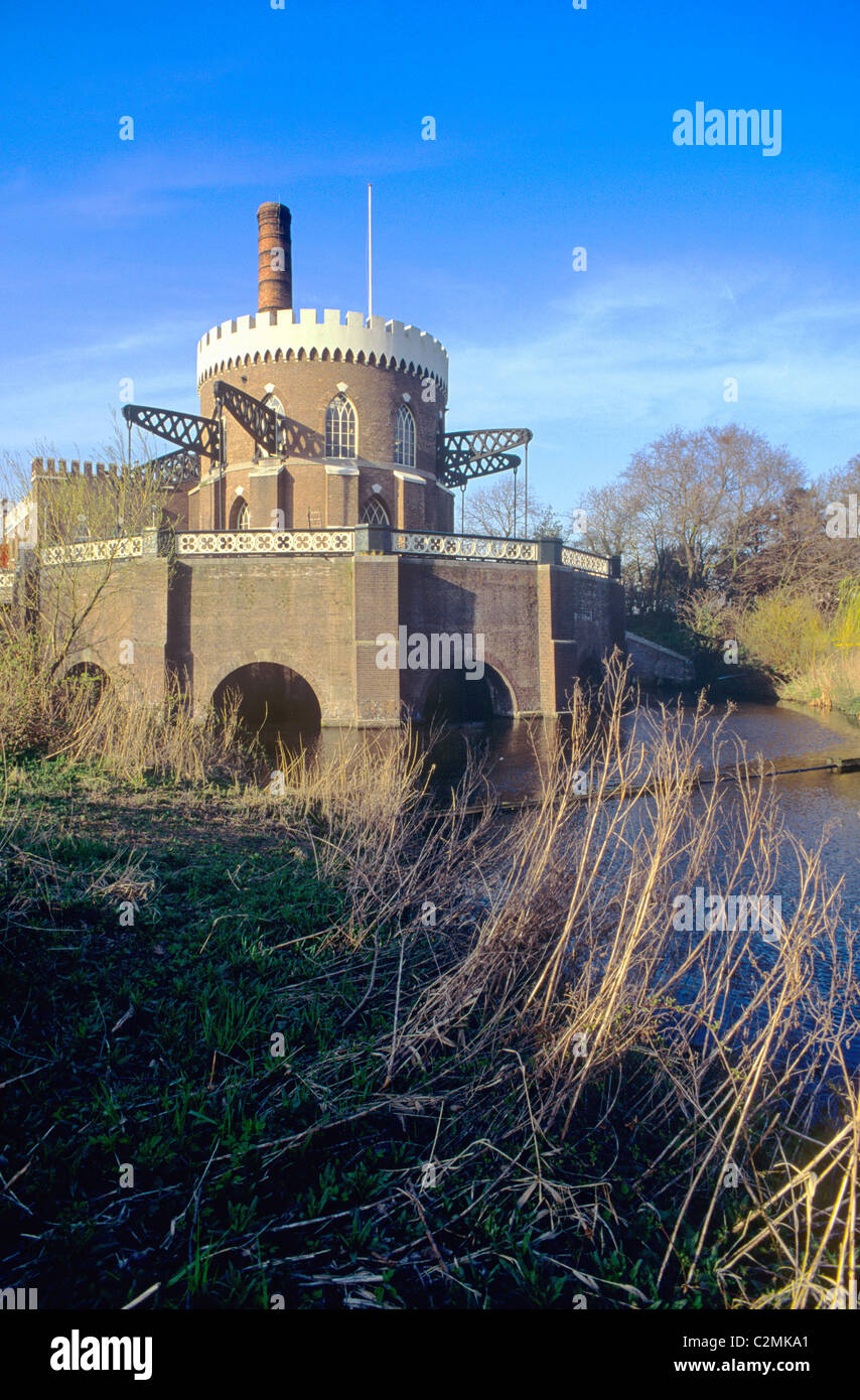 Noord-Holland, Gemaal Cruquius, water-pumping station, built in 1849 to ...