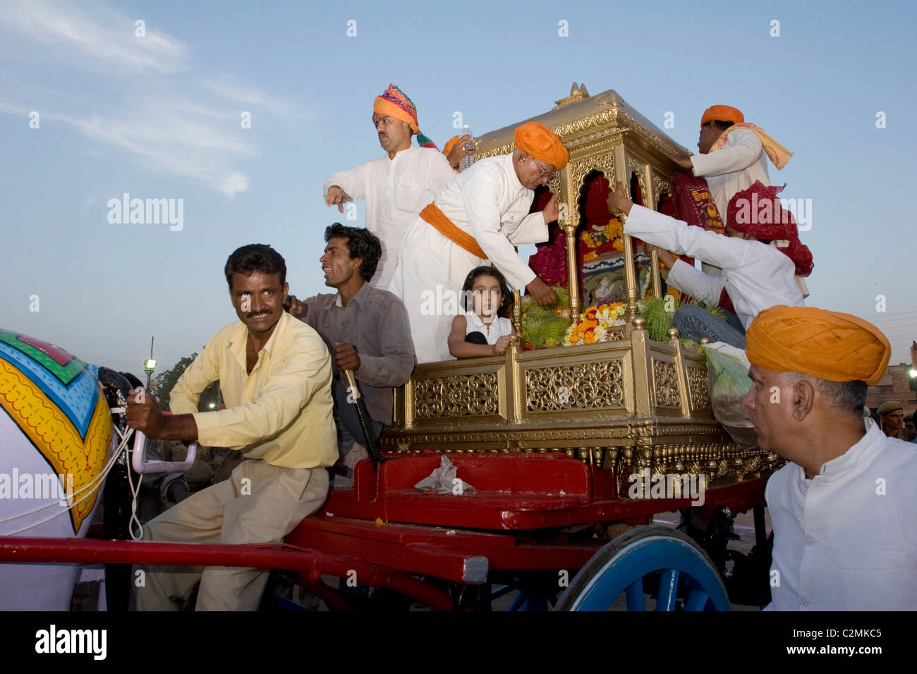 Jodhpur elebrates Dussera, Rajasthan, India. Ceremonial cart Stock ...