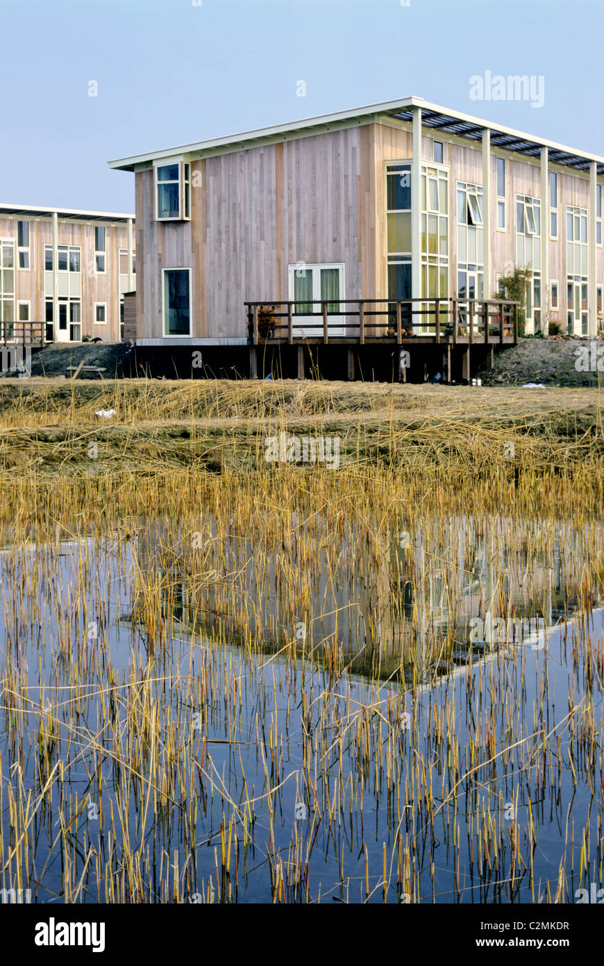 Netherlands, Groningen, Groningen, ecological housing project in ...