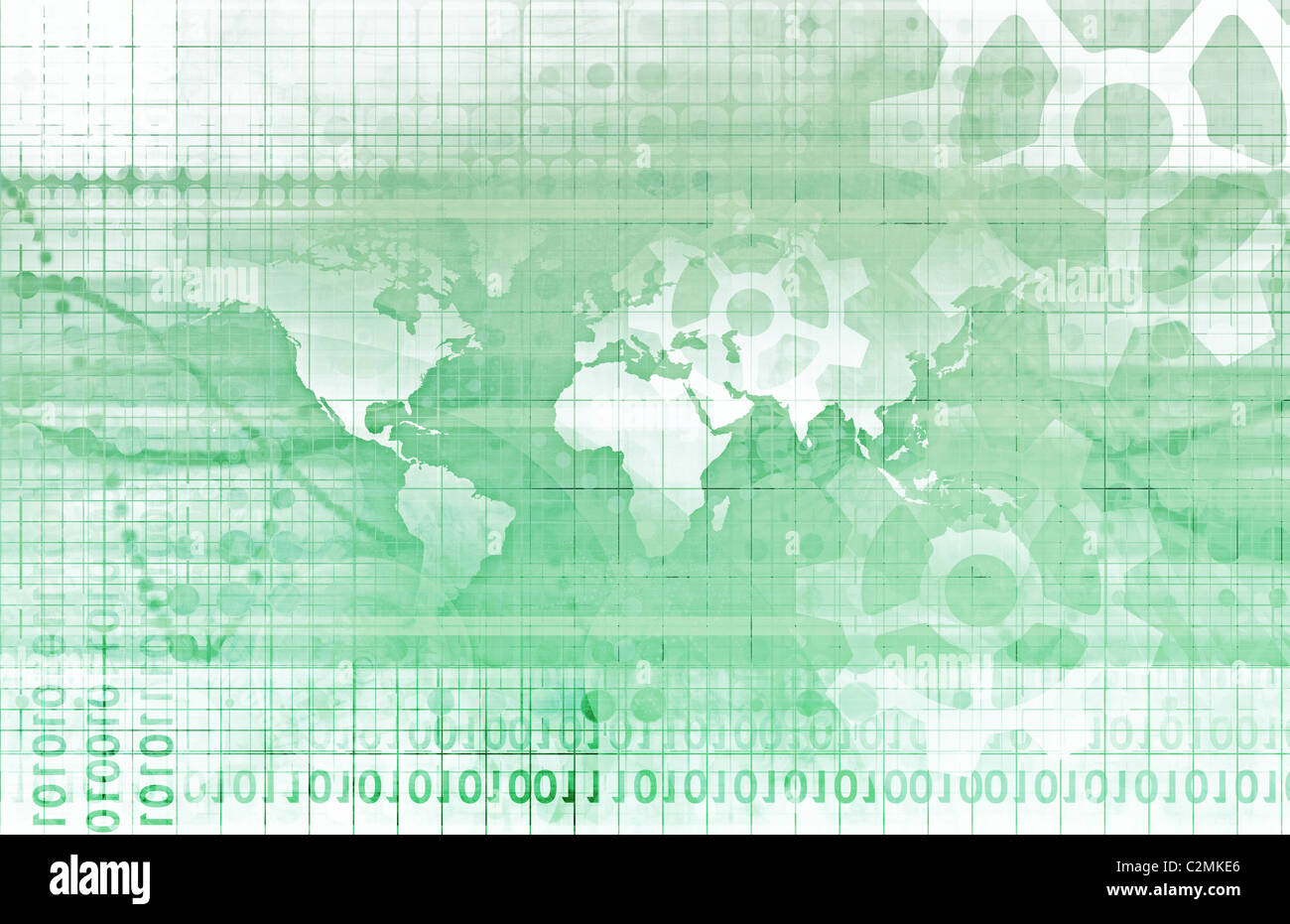 Global Network Concept as a Illustration Art Stock Photo - Alamy