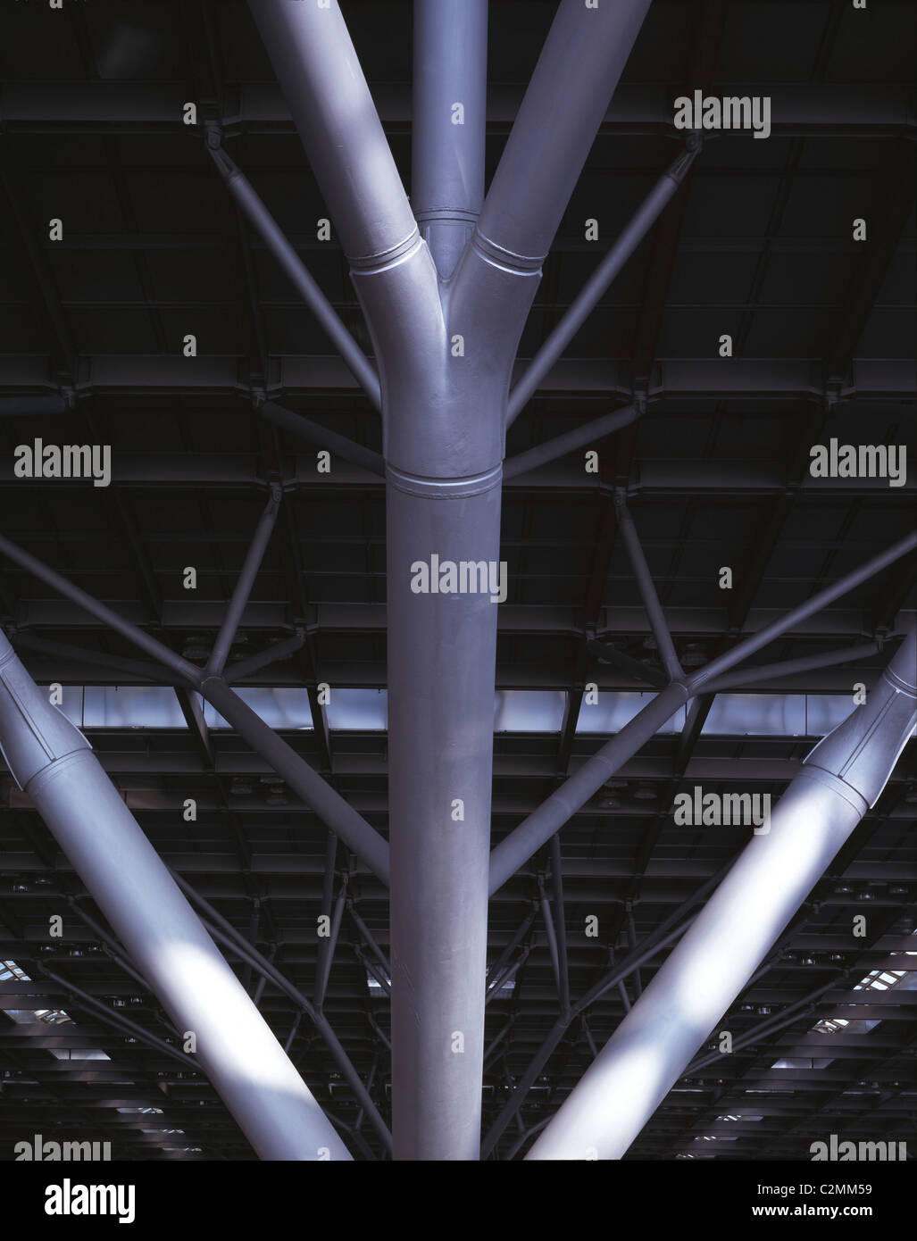 Terminal 1, Stuttgart Airport, 1991 Stock Photo - Alamy