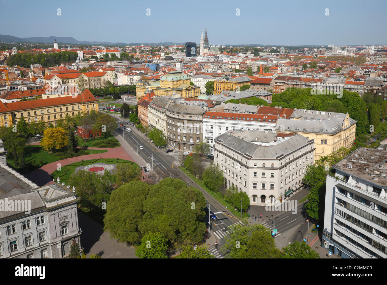 Zagreb panorama view hi-res stock photography and images - Alamy
