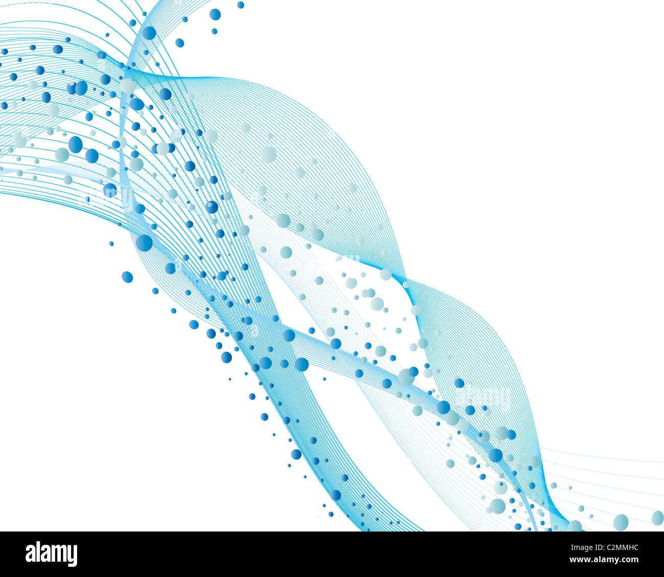 Abstract water vector background with bubbles of air Stock Photo - Alamy
